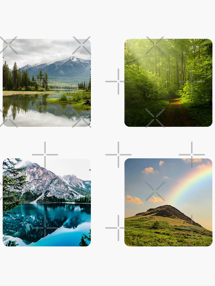 "Beautiful Nature Sticker Pack" Sticker for Sale by StickersAllOver ...