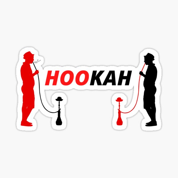 "HOOKAH" Sticker for Sale by Ayham1 | Redbubble