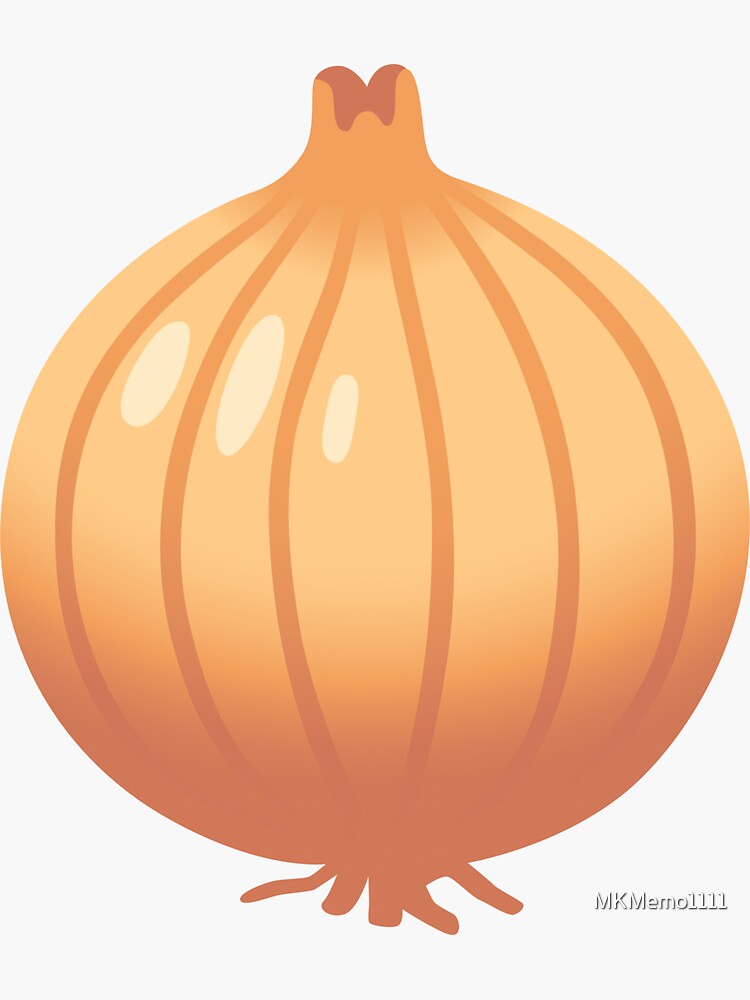 " Onion" Sticker for Sale by MKMemo1111 | Redbubble