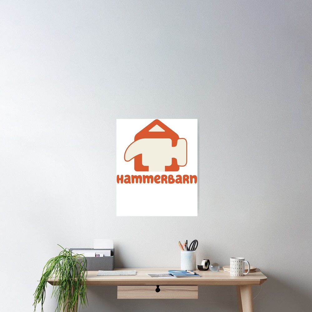 "Hammerbarn from Bluey Classic" Poster by consistenttrick | Redbubble
