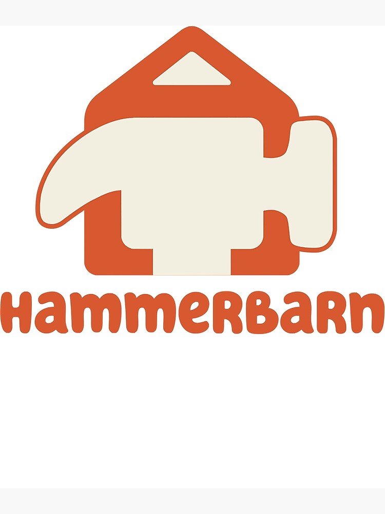 "Hammerbarn from Bluey Classic" Poster by consistenttrick | Redbubble