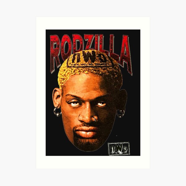 "Vintage Dennis Rodman" Art Print for Sale by pikelzamudio | Redbubble