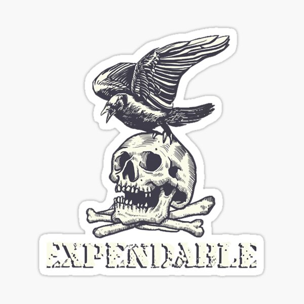 "Expendable Classic" Sticker by technicalpoli | Redbubble