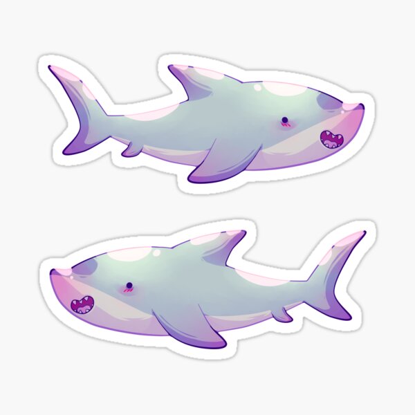 "Smol Shark Stickers" Sticker for Sale by SharkMeat | Redbubble
