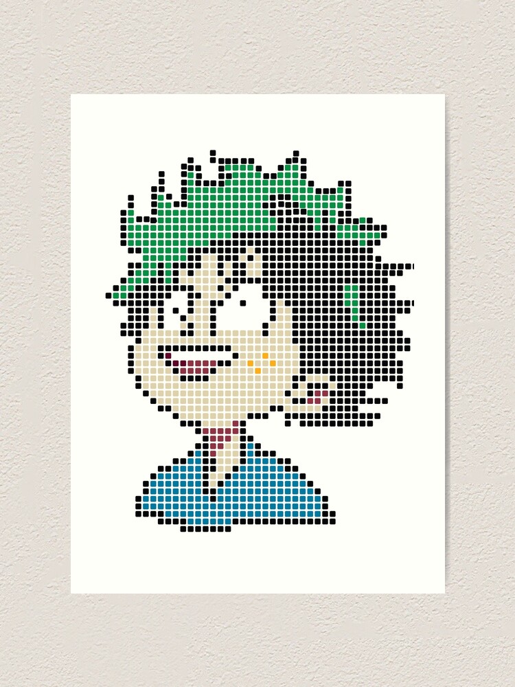 Lámina artística «Pixel MHA» de jhojho | Redbubble