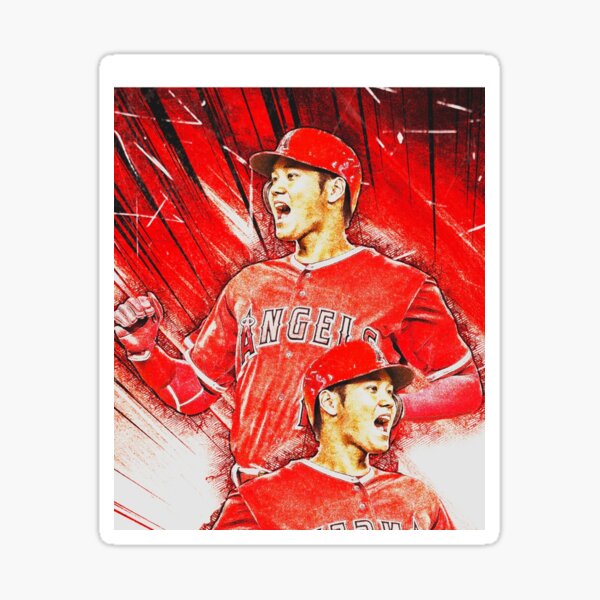 "Shohei Ohtani " Sticker for Sale by ARTofLOGANPAC | Redbubble