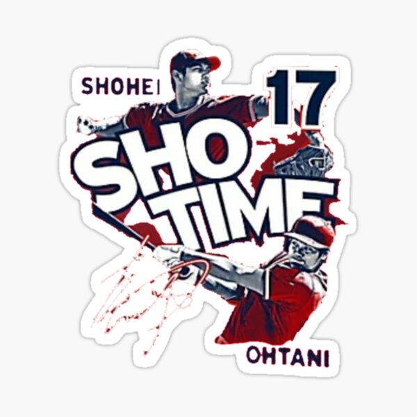 "Shohei Ohtani sho time " Sticker for Sale by ARTofLOGANPAC | Redbubble