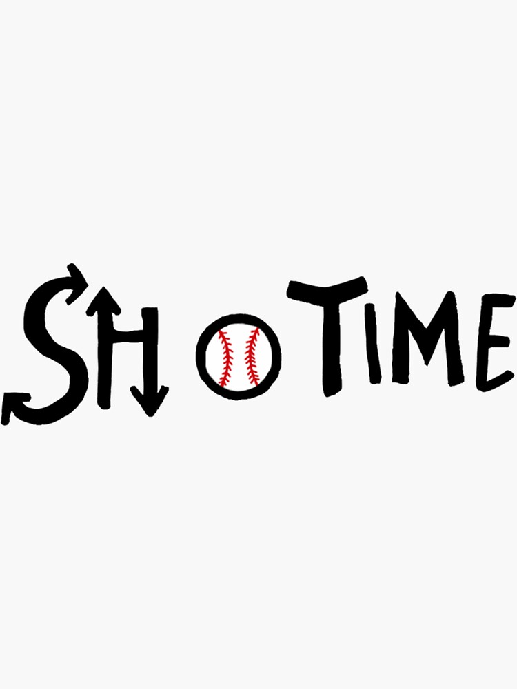 "shotime" Sticker for Sale by ARTofLOGANPAC | Redbubble