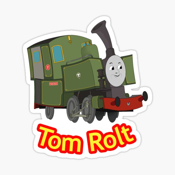 "Tom Rolt Locomotive" Sticker by LordyLords | Redbubble