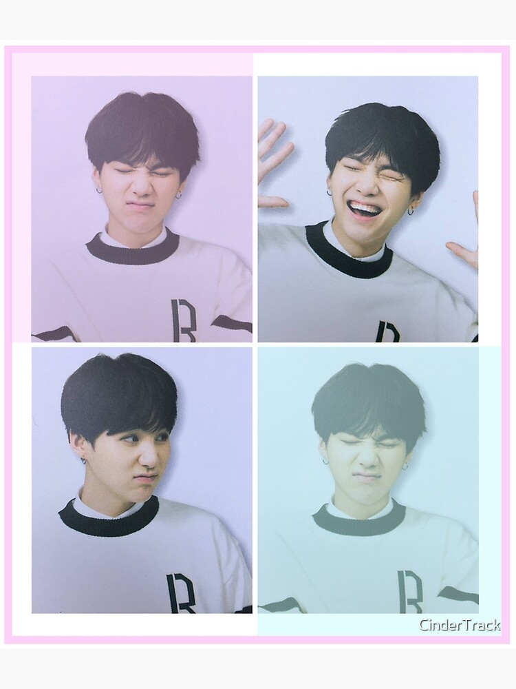 "BTS - Happy Suga" Poster for Sale by CinderTrack | Redbubble