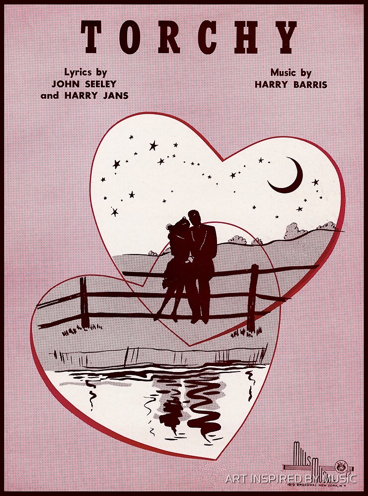 "TORCHY (vintage illustration)" by ART INSPIRED BY MUSIC | Redbubble