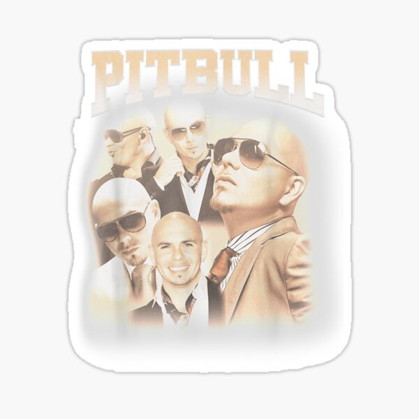 "Mr Worldwide Pitbull Singer" Sticker for Sale by GaryParkerrr | Redbubble