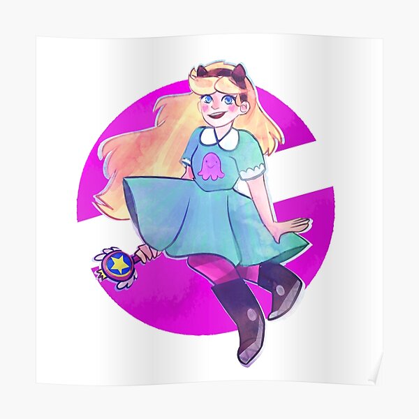"Star Butterfly!" Poster by kolkakoa | Redbubble