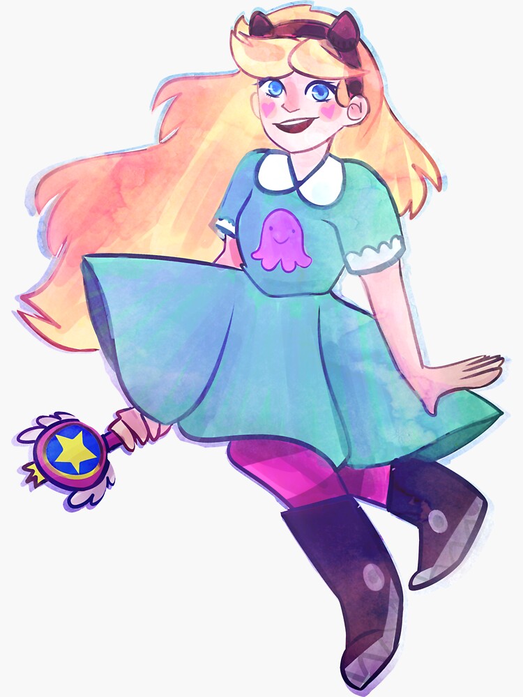 "Star Butterfly!" Sticker for Sale by kolkakoa | Redbubble