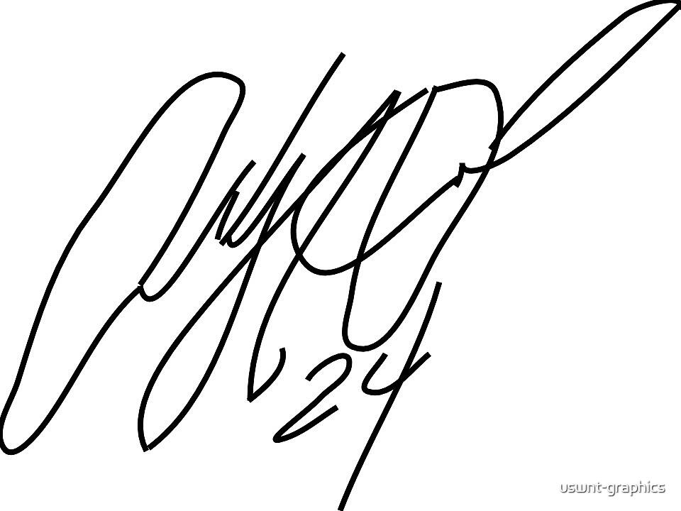 "USWNT Harris Signature " by uswnt-graphics | Redbubble
