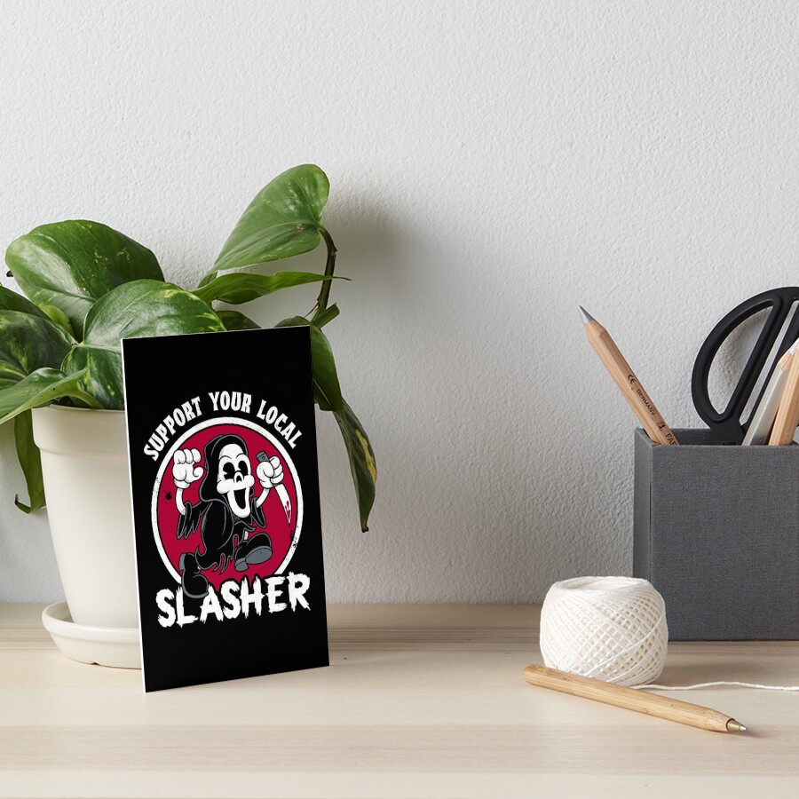 "Support Your Local Slasher - Creepy Cute Vintage Cartoon Horror ...