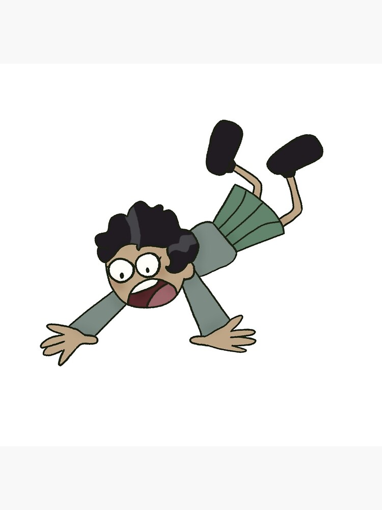 "Marcy falling down the newtopia stairs" Art Print by Strawbellie ...