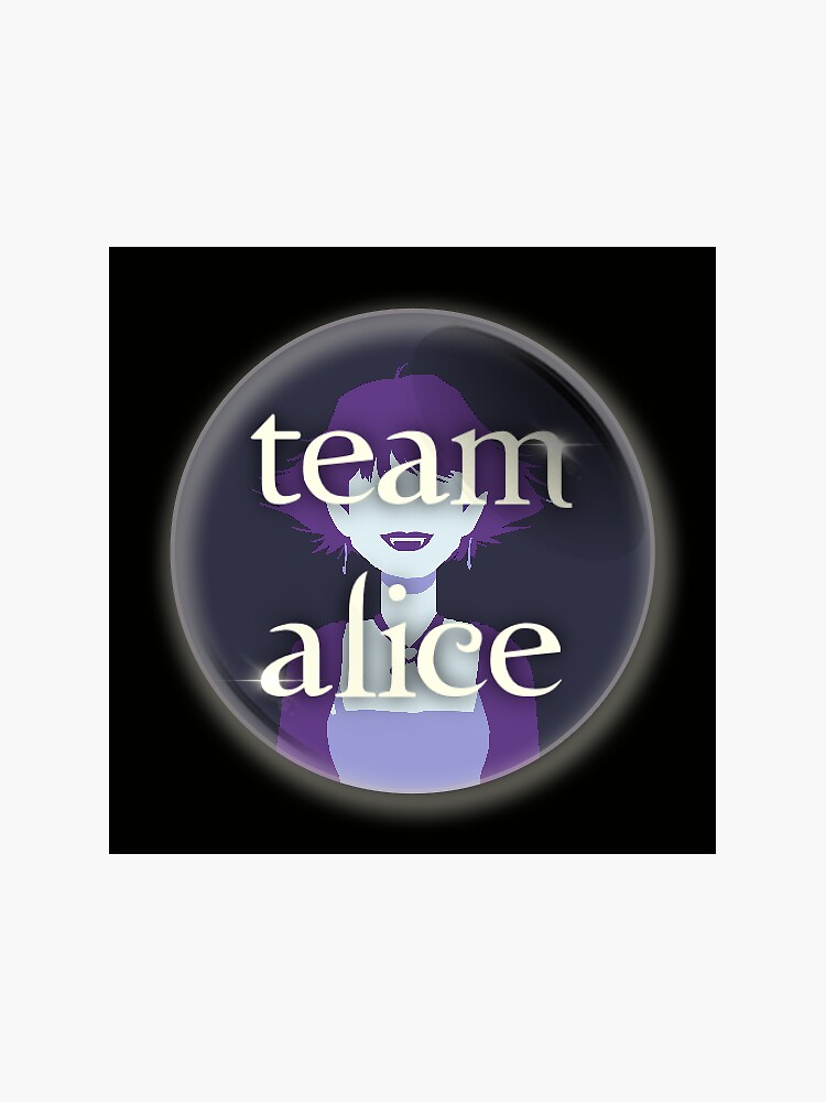 "Team Alice by Lou Choquette" Sticker for Sale by dawillu2022 | Redbubble