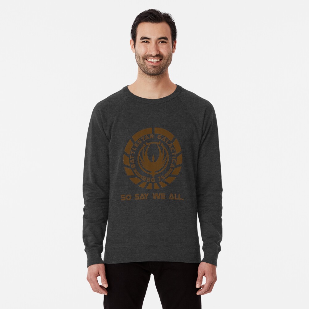 "Battlestar Galactica Seal" Lightweight Sweatshirt for Sale by drasel ...