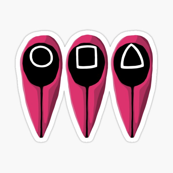 "Squid Game Workers/ Guards" Sticker for Sale by DevilBringer21 | Redbubble