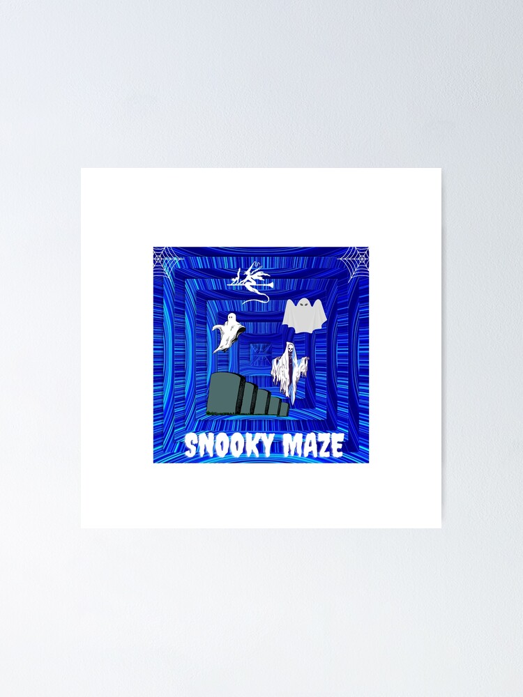 "Snooky Maze." Poster by kimodesign64 | Redbubble