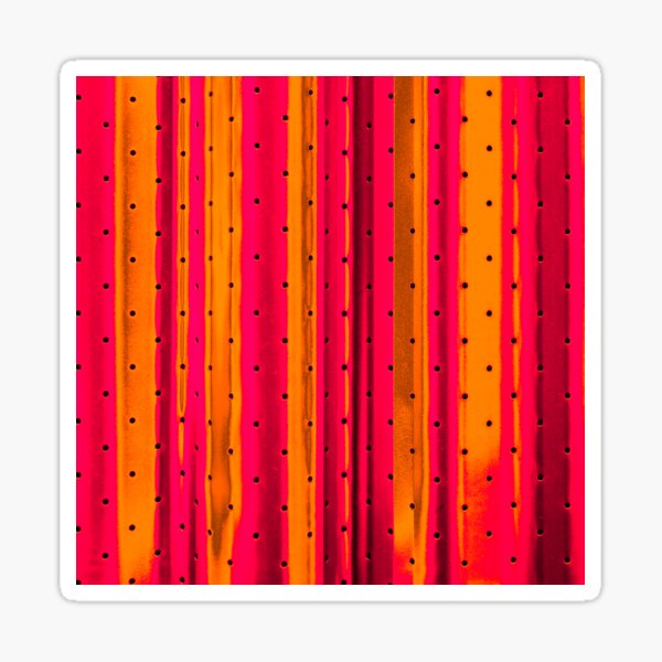 "Warped Stripy Dots" Sticker for Sale by essentialimage | Redbubble