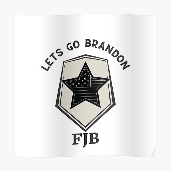 "Retro Fjb Lets Go Brandon" Poster for Sale by Rickcarlos | Redbubble