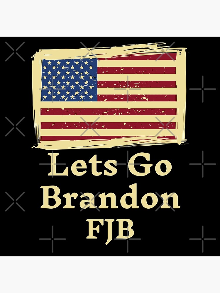 "Retro Fjb Lets Go Brandon" Poster for Sale by Rickcarlos | Redbubble