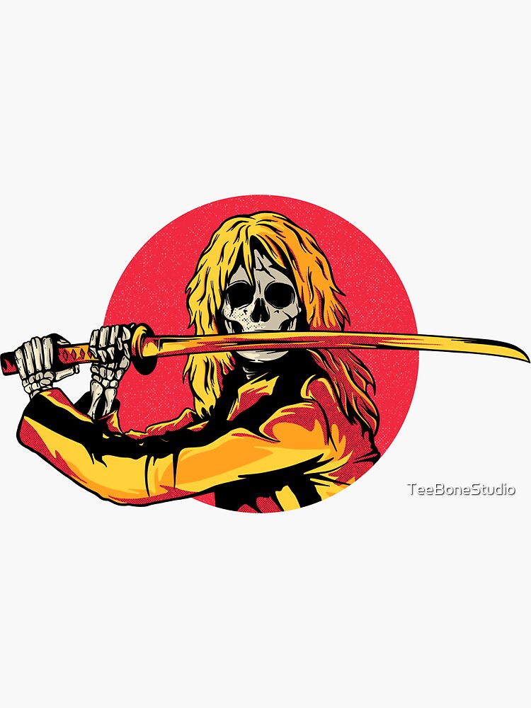 "Kill bill" Sticker for Sale by TeeBoneStudio | Redbubble