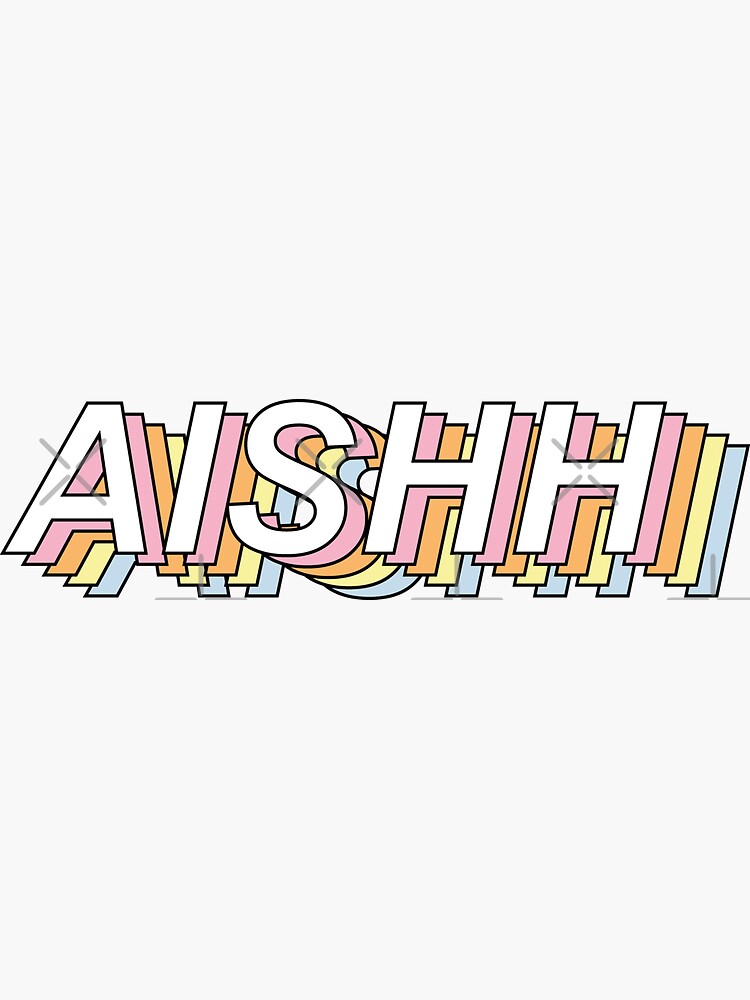 "Aish aesthetic" Sticker for Sale by Ubenart | Redbubble