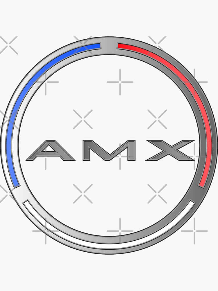 Pegatina « Emblema AMC AMX» de MuscleCars | Redbubble