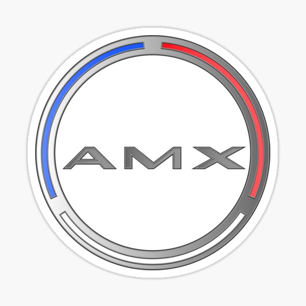 Pegatina « Emblema AMC AMX» de MuscleCars | Redbubble