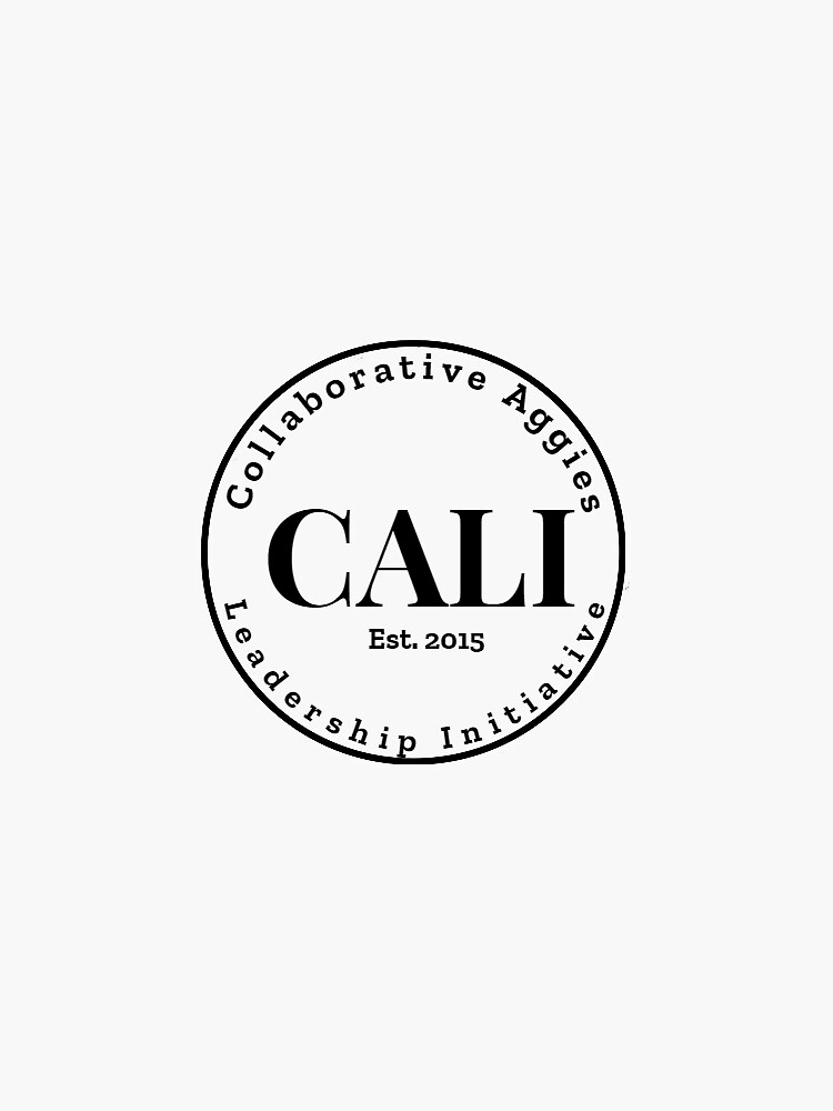 "CALI Circular Logo" Sticker by Miss-B-Artistry | Redbubble