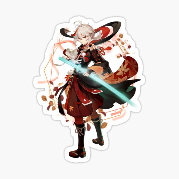 "Kaedehara Kazuha | Genshin Impact" Sticker for Sale by persephonexx ...
