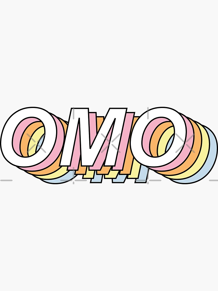 "Omo aesthetic" Sticker for Sale by Ubenart | Redbubble