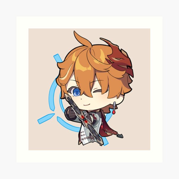 "Chibi Childe - Genshin Impact" Art Print for Sale by persephonexx ...