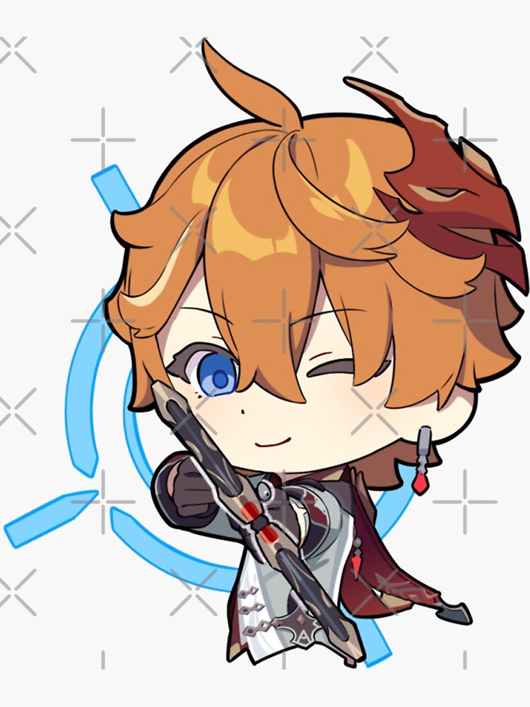 Sticker « Chibi Childe - Genshin Impact », par persephonexx | Redbubble