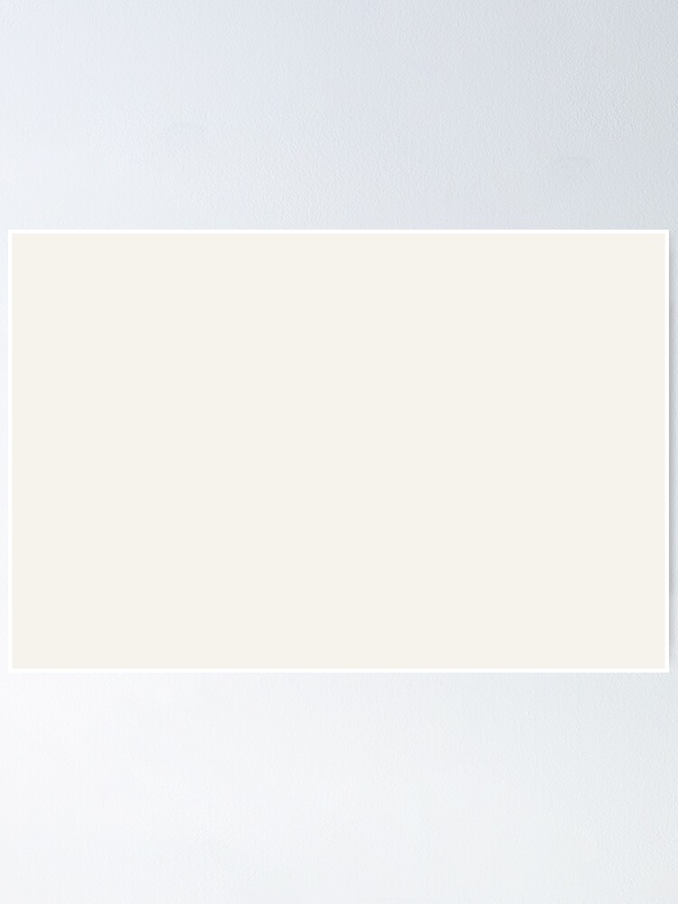 Póster «Coordenadas de color sólido crema pálido con diamante Vogel ...