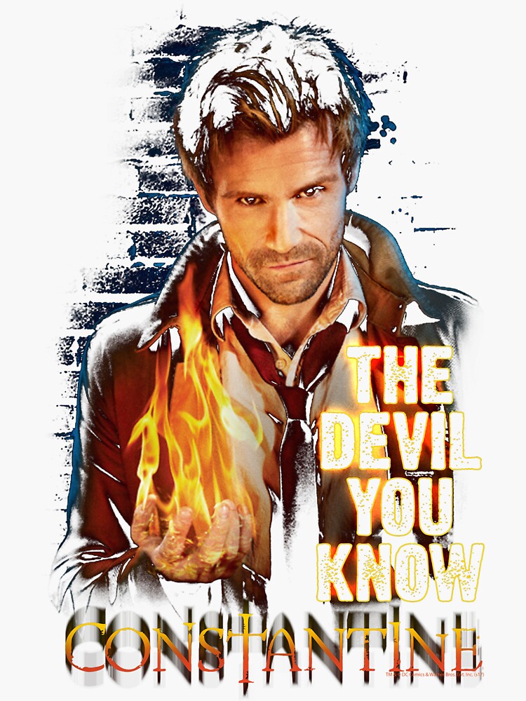 Pegatina «Constantine Devil que conoces» de OloriHeritage | Redbubble