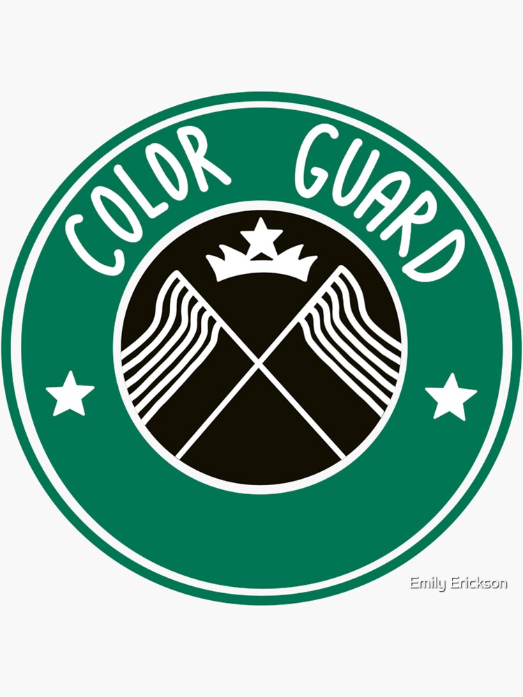 "Color guard " Sticker for Sale by emilyericksson | Redbubble