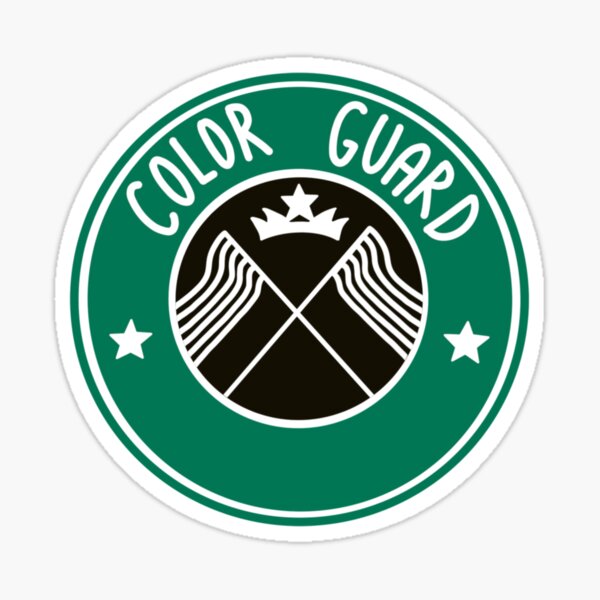 "Color guard " Sticker for Sale by emilyericksson | Redbubble