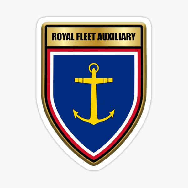 "ROYAL FLEET AUXILIARY Gifts, Masks, Stickers & Products (5)" Sticker ...