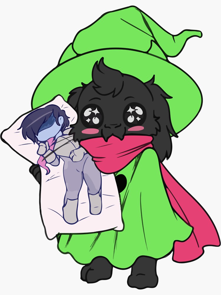 "Ralsei Deltarune " Sticker for Sale by mumdropshop | Redbubble