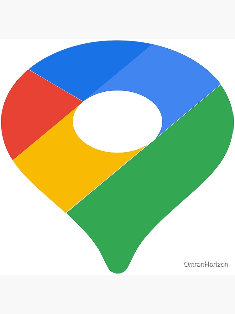 "Google maps app Logo " Art Print for Sale by OmranHorizon | Redbubble