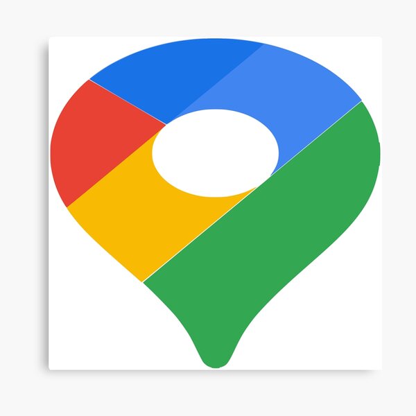 "Google maps app Logo " Canvas Print by OmranHorizon | Redbubble