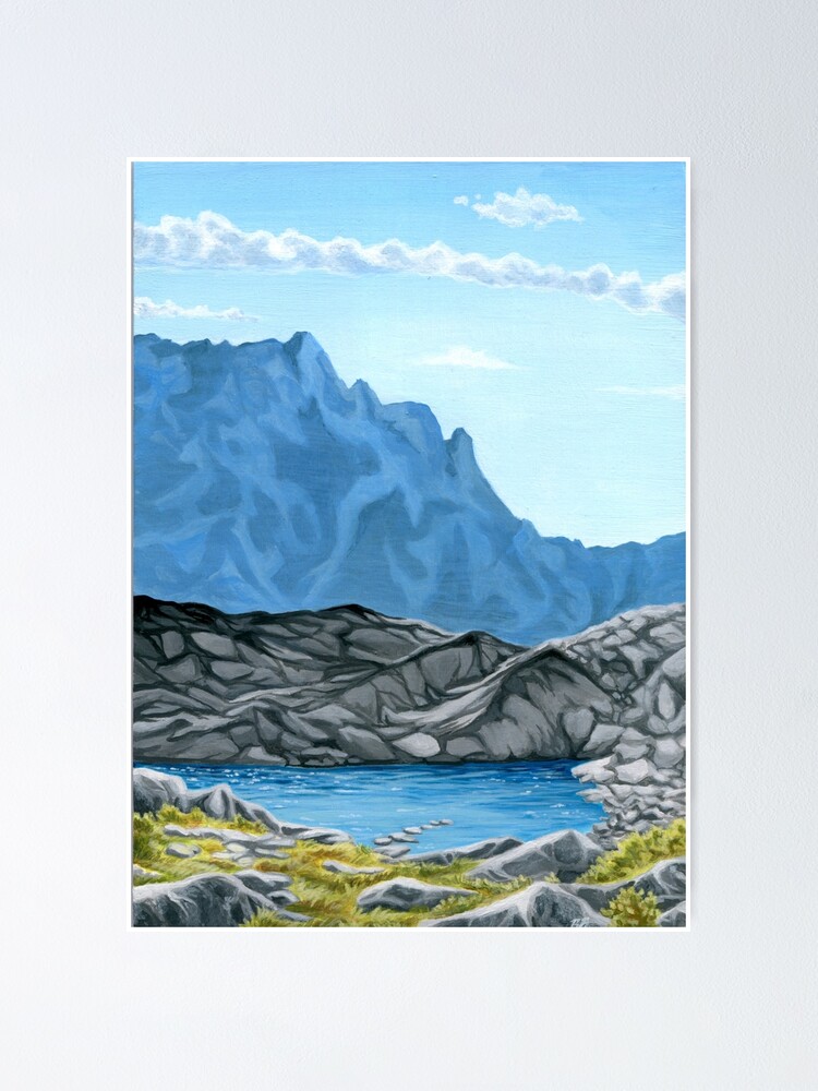 "Enchanted Tarn" Poster for Sale by Bonnieajohnson | Redbubble