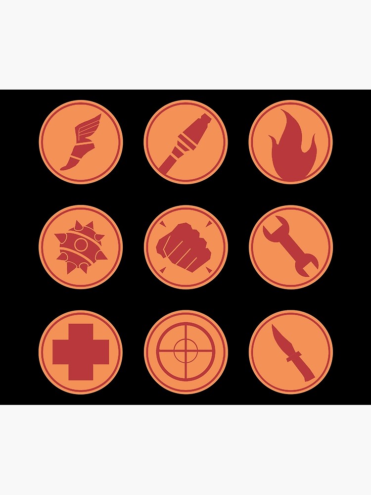 "Team Fortress Class Emblems" Poster for Sale by Elias-Sannoun | Redbubble