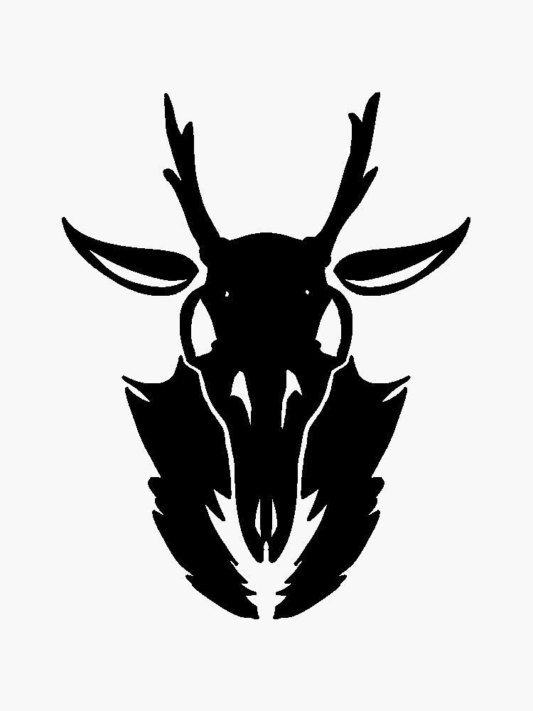 "Wendigo" Sticker by Arcsec | Redbubble