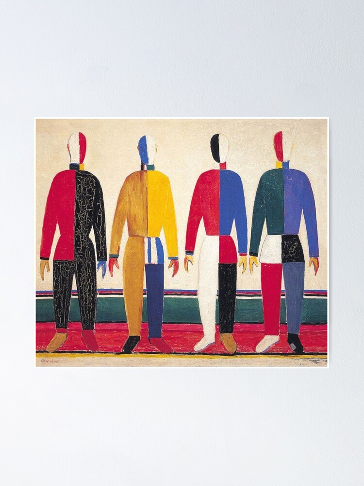 "Sportsmen | Kazimir Malevich | 1931" Poster for Sale by Escafandra ...