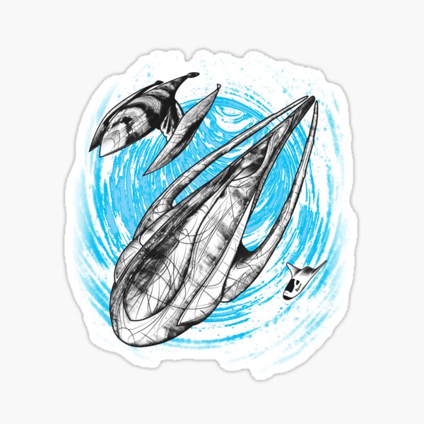 "Moya, Talyn, & Farscape One" Sticker for Sale by jeffsmoll | Redbubble